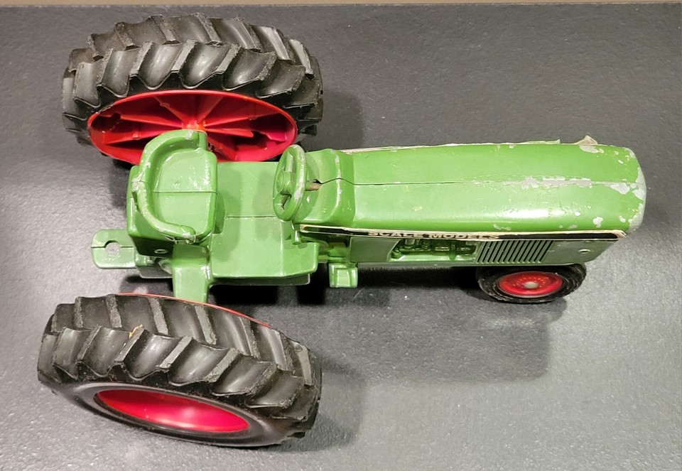 Vintage Scale Models 1/16 Green Row Crop Tractor with Red Rims | eBay