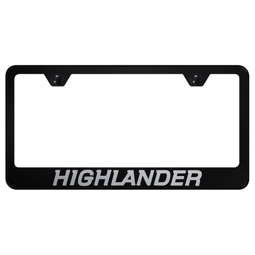 Toyota Highlander Laser Etched Logo License Plate Frame | eBay