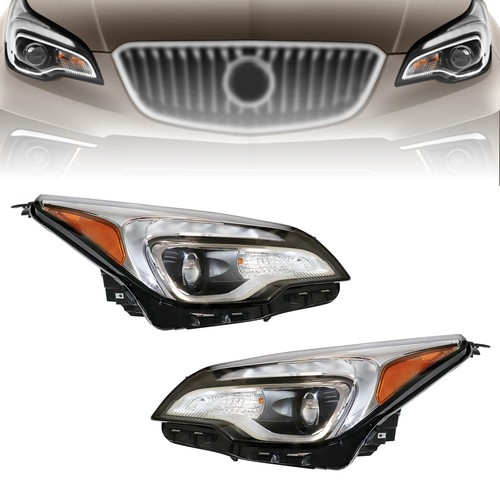 For 2016-2018 Buick Envision Headlight LED DRL Lamp Right+Left Side New ...