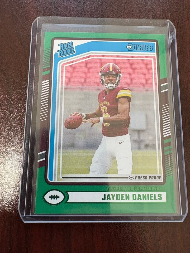 2024 Panini Donruss - Rated Rookie Green Press Proof #389 Jayden ...