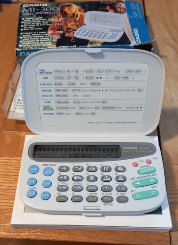 Casio MI-300 Multi Interpreter Portable 5 Language Translator | eBay