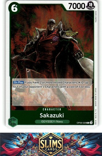 Emperors in the New World Sakazuki #OP09-026 HOLOFOIL | eBay