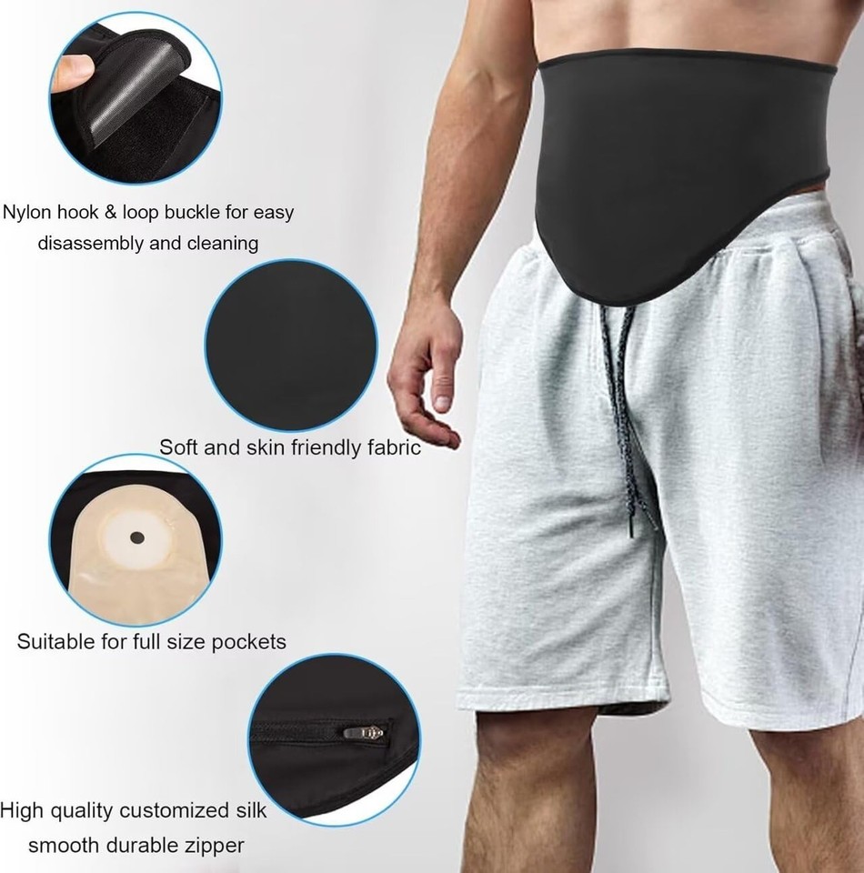 Ostomy Belt | Ostomy Bag Cover | Ostomy Wrap for Sport & Swimming ...