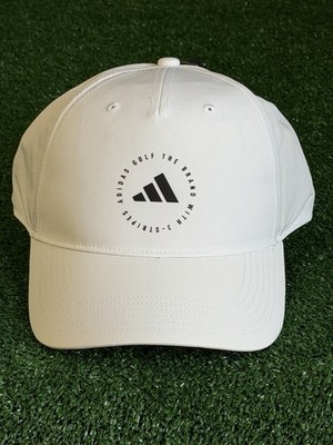 Adidas Golf Performance Snapback Hat White the Brand with 3 Stripes ...