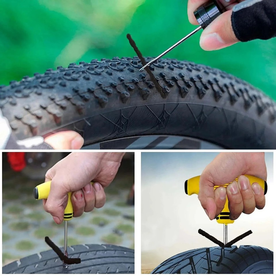 20Pcs Van Auto Car Tyre Tubeless Seal Plug Tire Puncture Repair Strings ...