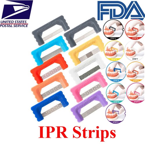 Dental Orthodontic Polish IPR Strips Serrated Saw Interproximal ...