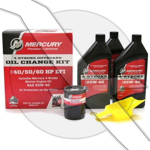 Mercury Marine Outboard 4 Stroke Engine Oil Change Kit 40/50/60 hp ...