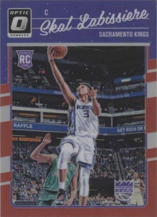 2016-17 Panini Donruss Optic - Skal Labissiere #172 Red Prizm /99 (RC ...