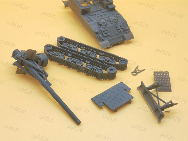 1/72 WW II US "M40 155mm self-propelled gun" Tank model kit (3D printed ...