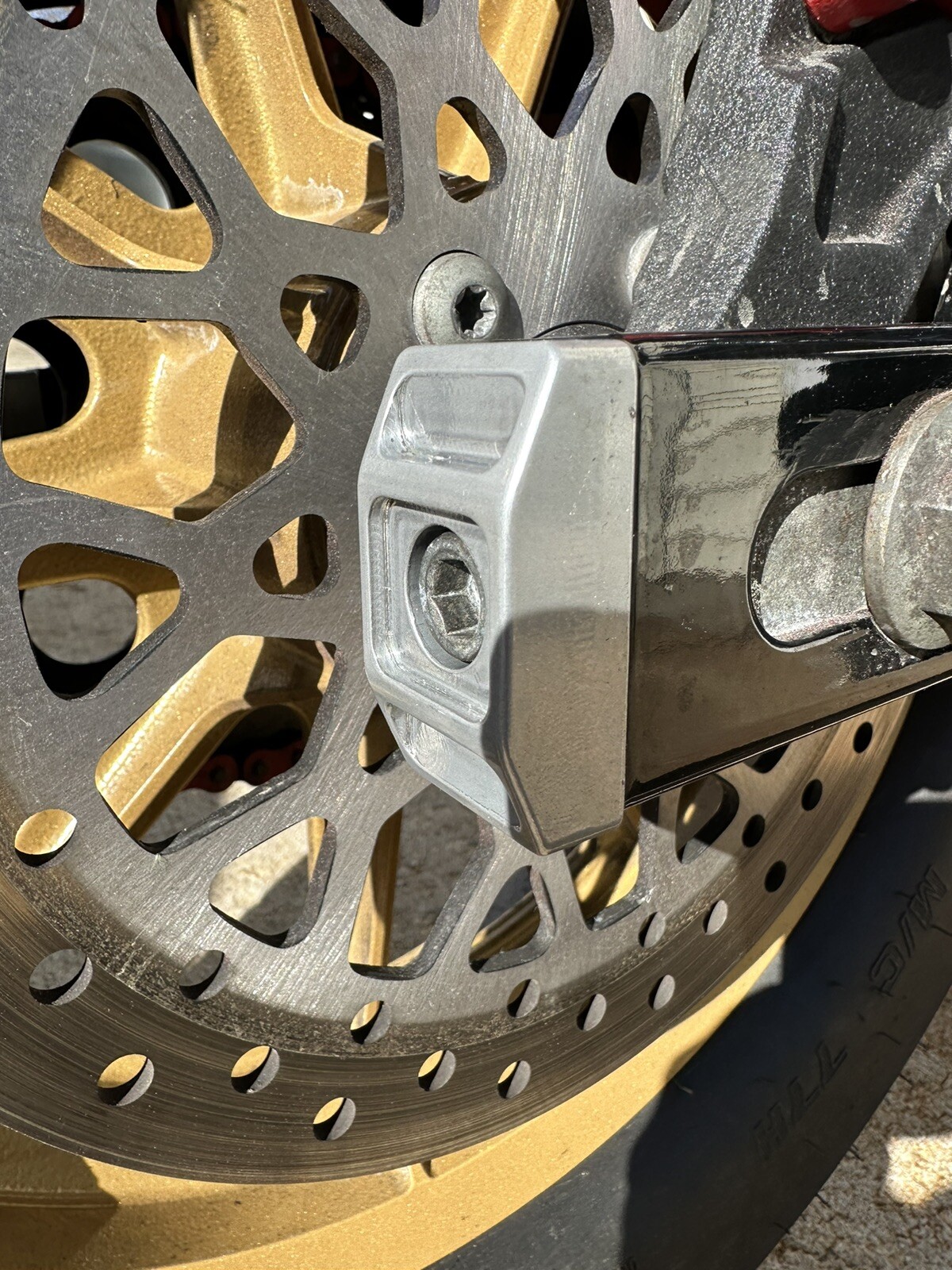 Dyna 1991-2005 axle adjuster blocks Lopro Made In USA | eBay