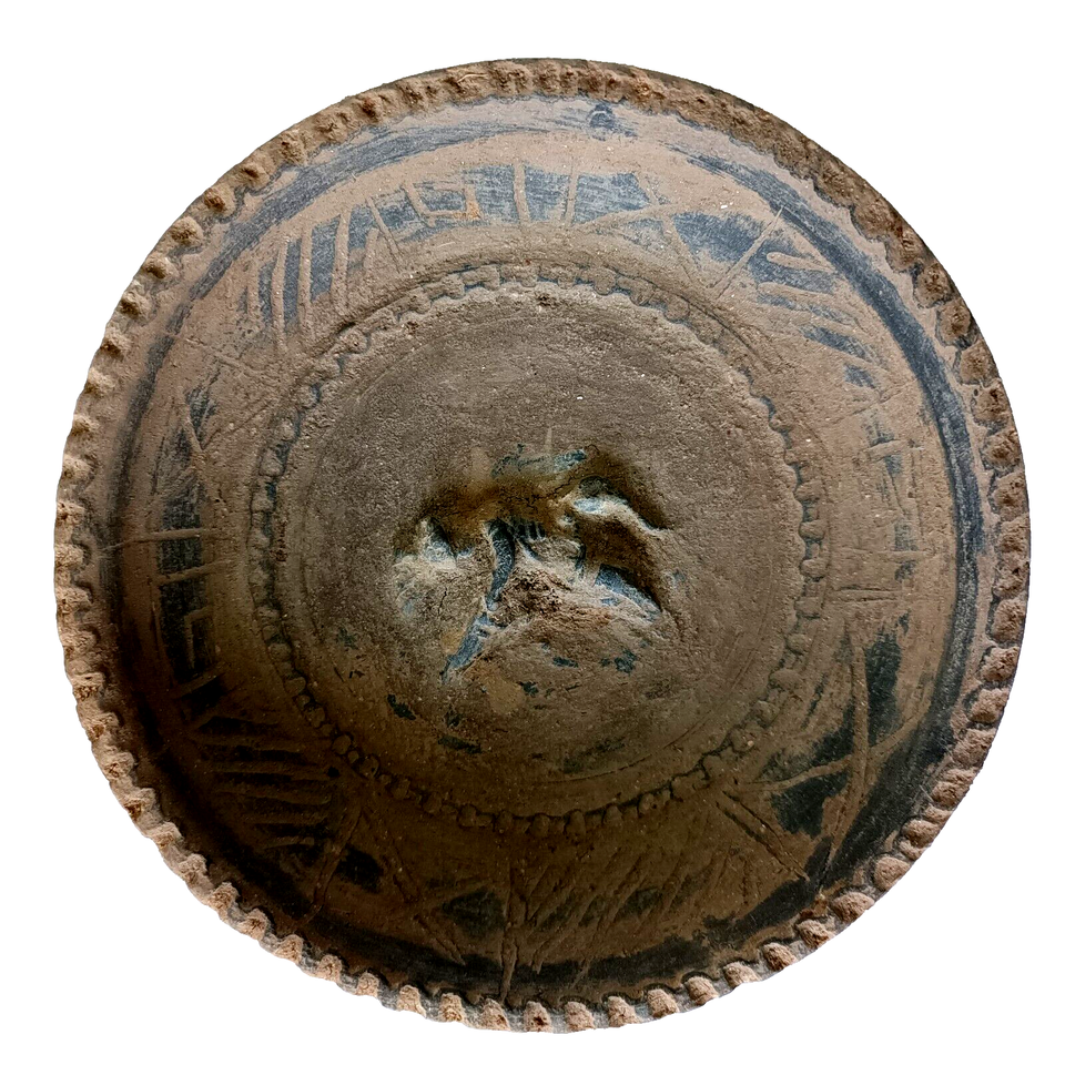 300 BC Ancient Roman Ceramic Terracotta Plateful Plate High Detailed ...