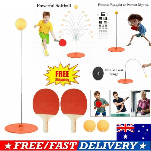 Elastic Soft Shaft Table Tennis Trainer Self-study Tools Ping Pong Ball ...