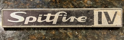 OEM 1971-1972 Triumph Spitfire IV Rear Trunk Boot Emblem Badge With ...