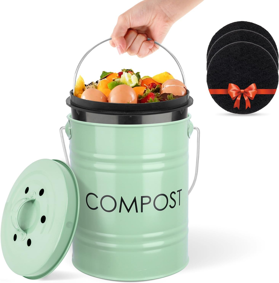 Counter Compost Container The 5 Best Kitchen Compost Bins Of 2025,