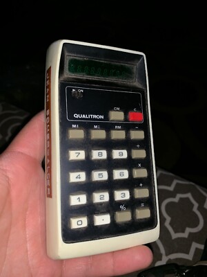 Qualitron 1442 Vintage Calculator | eBay