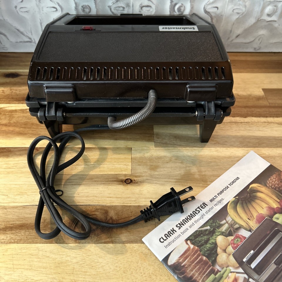 Vintage Clark Snakmaster CN613 Sandwich Grilled Cheese Maker ...