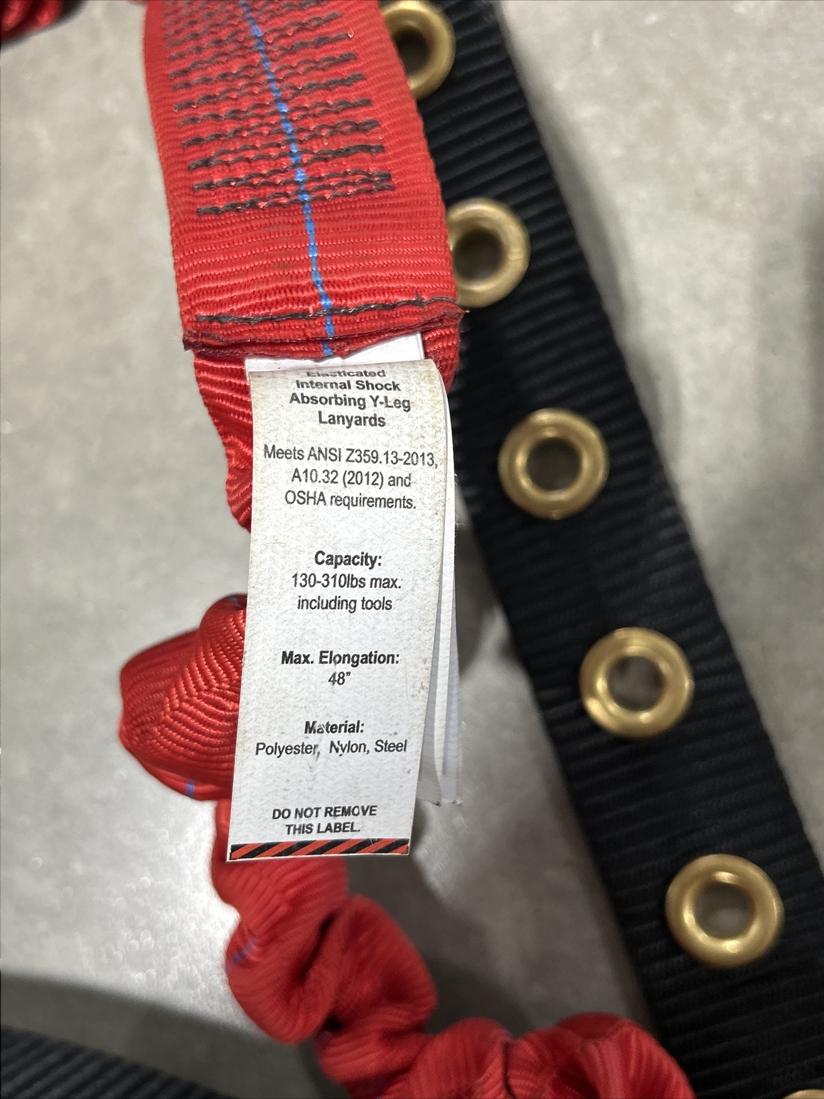 Ritz Safety 3 D-Ring HI-VIZ Harness W/ Tri - Clamp and Belt (OSHA Rated ...
