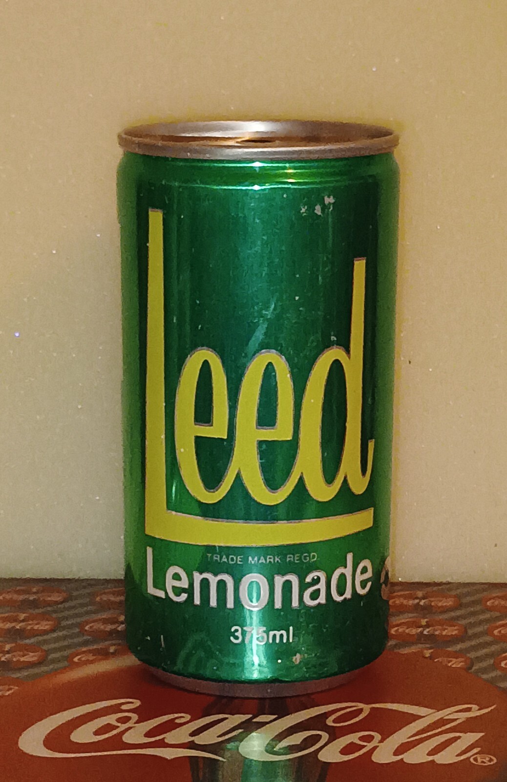 EMPTY LEED LEMONADE collectable rare Coca-Cola product from Austrália ...
