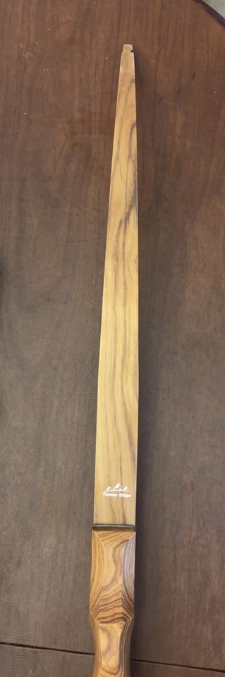 Fleetwood Timber Ridge T/D Recurve Bow 50#RH, 60” 50lb Draw, Barely ...