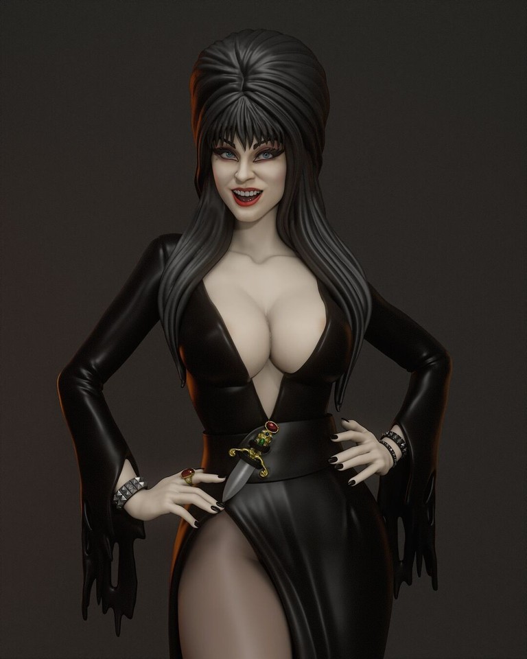 The Elvira, 1/9, 22cm, 12k Resin 3D Print Figure Model Kit | eBay