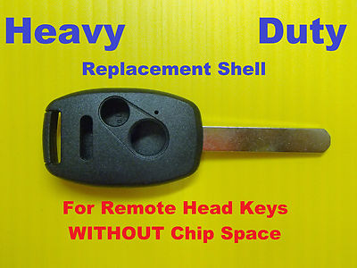 NEW Heavy Duty Replacement Remote Head Key Shell Case 3 Button No Chip ...