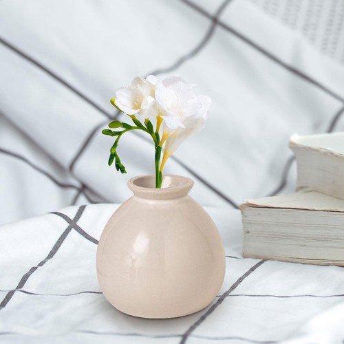 Mini Ceramic Flower Vase Elegant Small Minimalist Decorative Table Vase ...