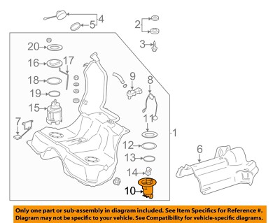 MERCEDES OEM 10-14 CL550 Fuel System Components-Fuel Filter 2214701990 ...