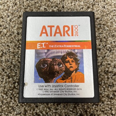 E.T. The Extra-Terrestrial (Atari 2600) CLEANED & TESTED | eBay