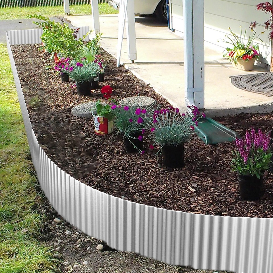 Corrugated Steel Edgings Metal Landscape Edging Lawn Borders for ...