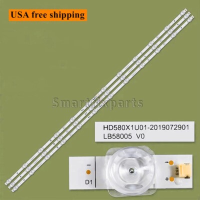 LED Backlight Strips For Hisense LB58006 LB58005 V0 58R61G 58R6E3 ...