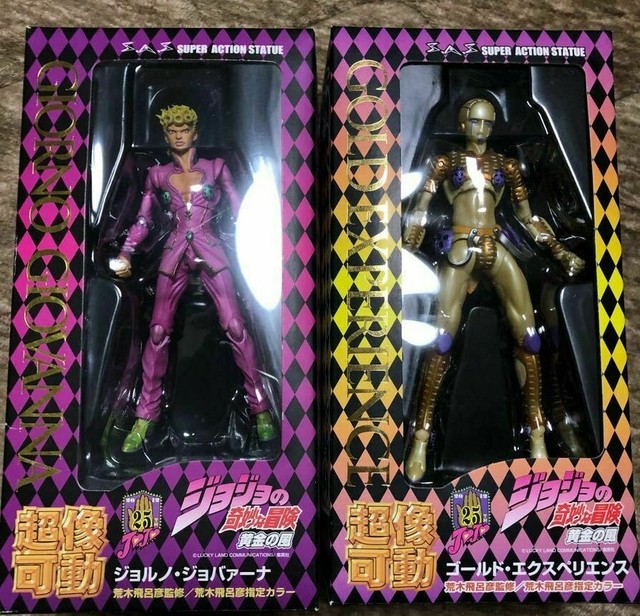 Super Action Statue Giorno Gold Experience Figure Set Jojos Bizarre
