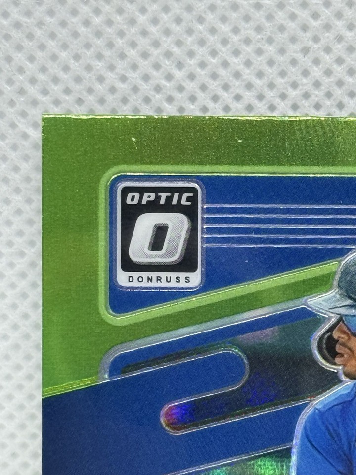 Francisco Lindor 2021 Donruss Optic #152 Lime Green Prizm Holo - New ...