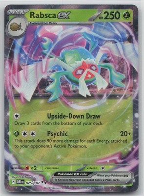 Pokemon Card Rabsca ex Double Rare SV10: Destined Rivals 025/182 NM | eBay