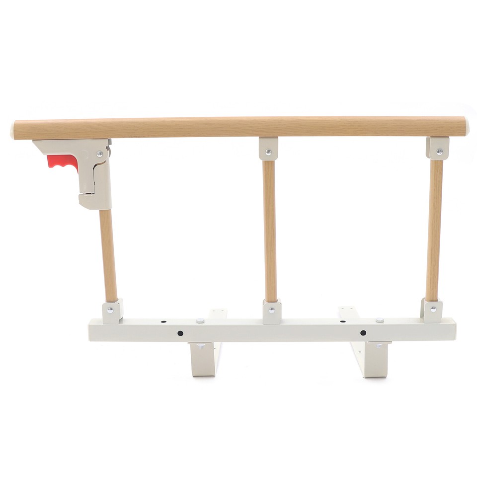Folding Bed Rails For Elderly Medical Hospital Side Wooden Adults Guard ...