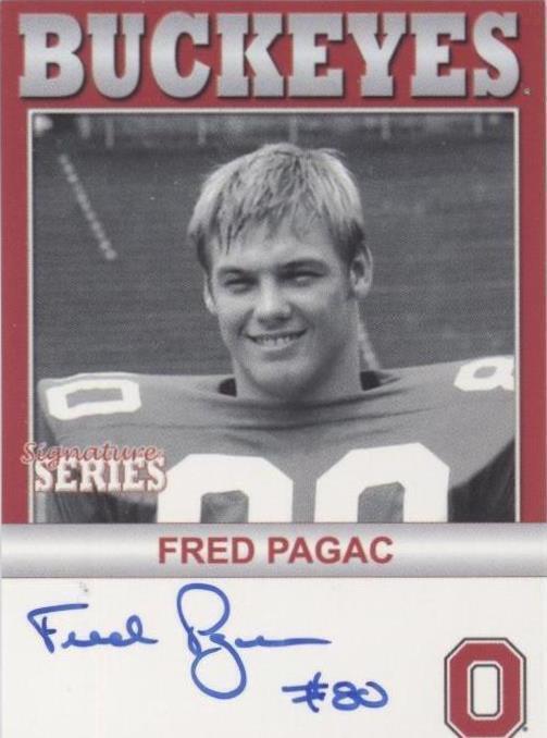2004-07 TK Legacy Ohio State Buckeyes - Signature Series Fred Pagac # ...