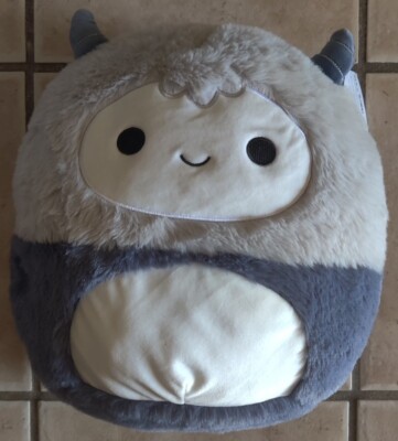 Squishmallows Horace the Blue & Gray Yeti 12" Fuzzamallow Plush NWT ...