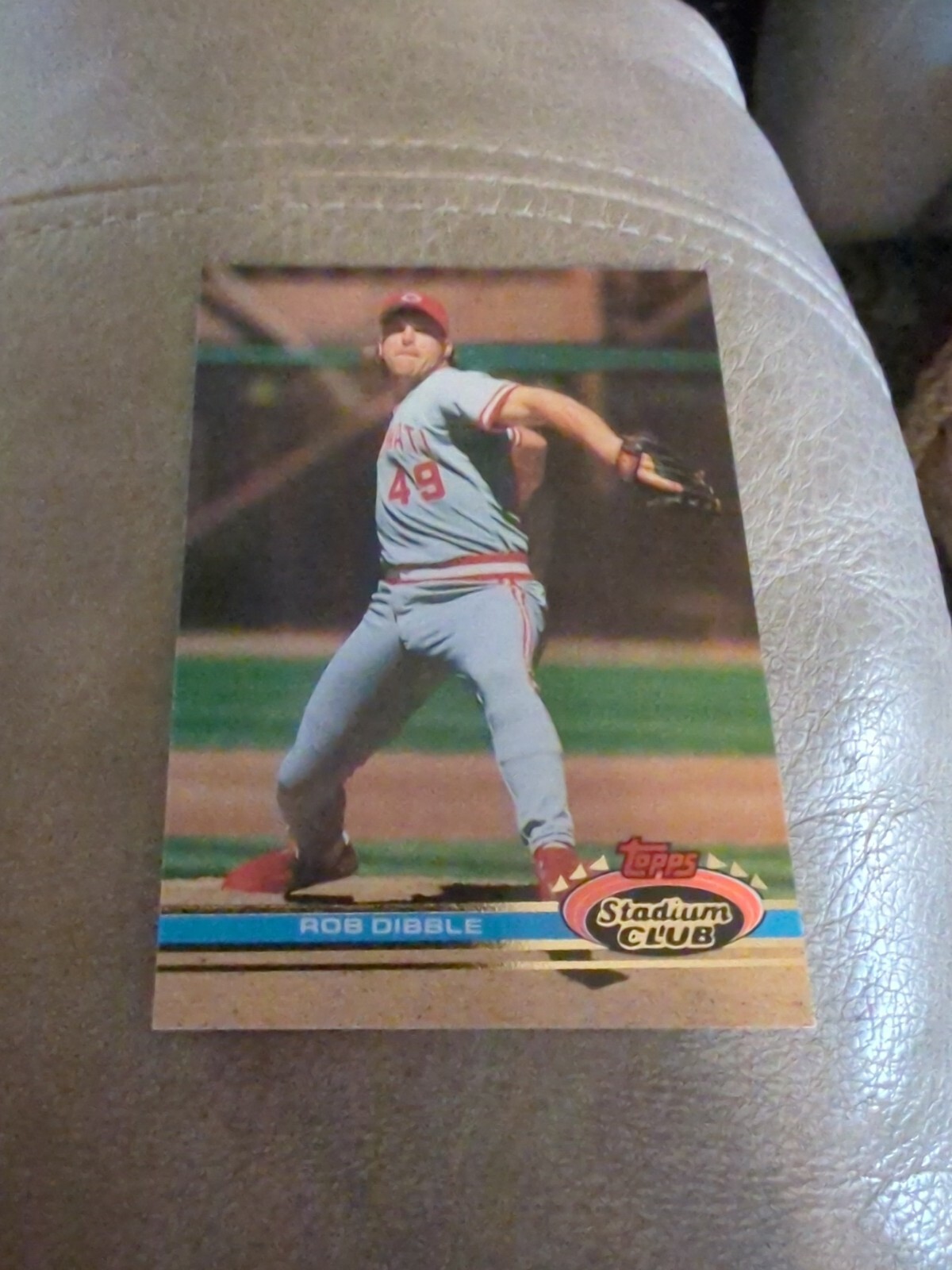 #131 Rob Dibble - Cincinnati Reds - 1991 Stadium Club Baseball | eBay