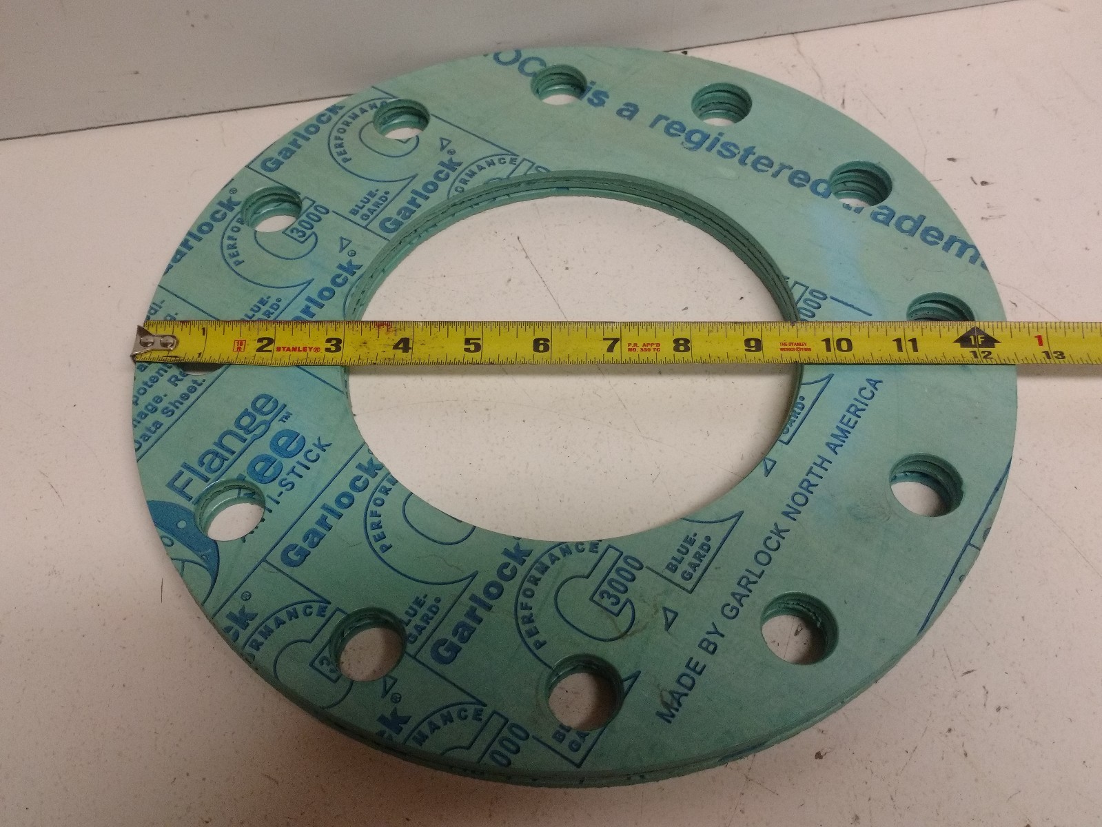 *NEW LOT OF 4* Garlock 6-5/8" PIPE FLANGE GASKET 12 Bolt Holes S38 | eBay