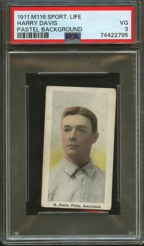 1910 M116 Sporting Life Harry Davis PSA 3 | eBay