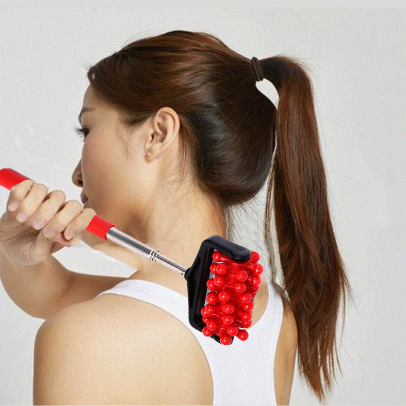 BACK MASSAGER ROLLER Extendable Portable Back Body Arms Legs Feet Pain ...