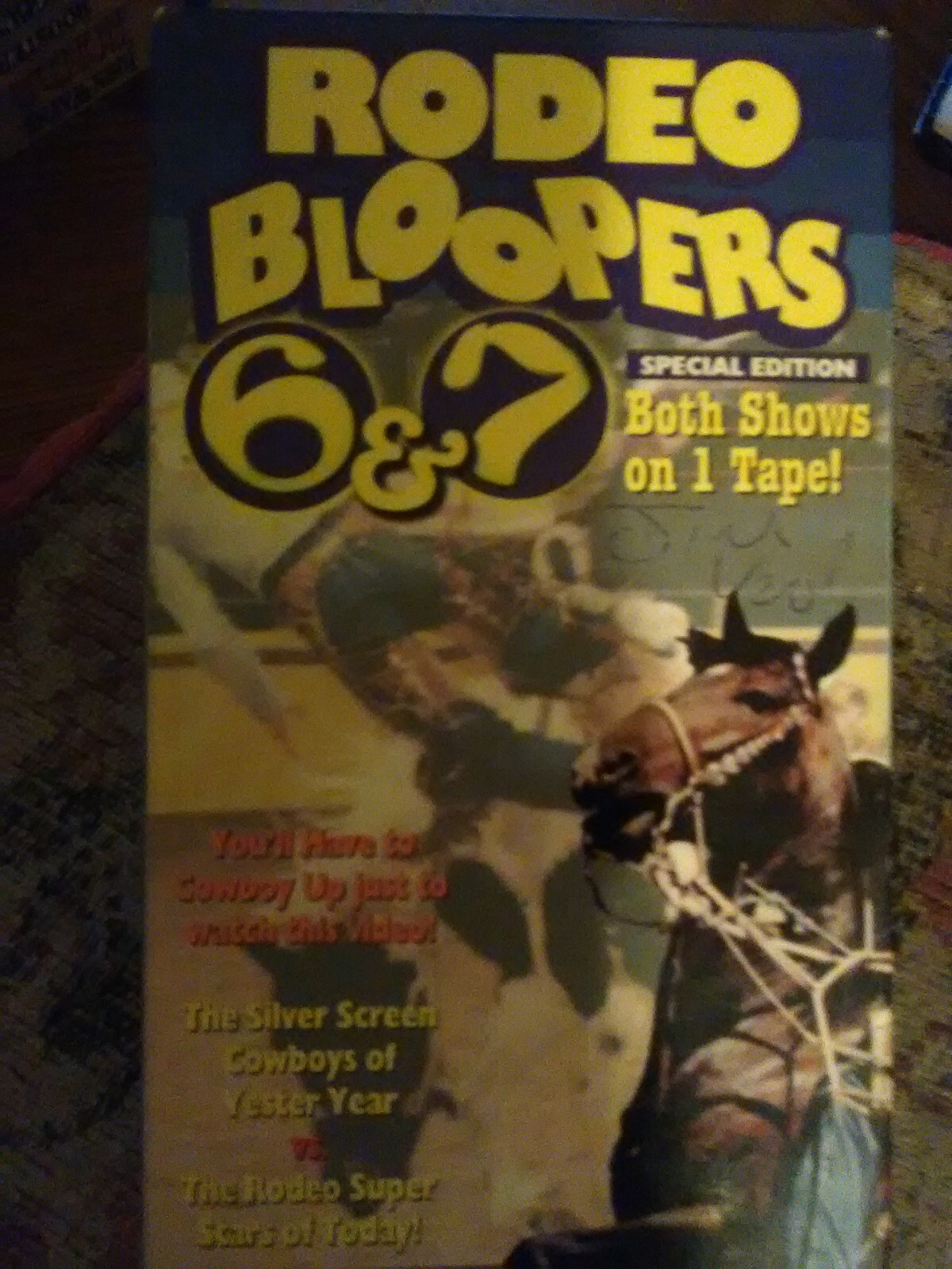 Rodeo Bloopers 6 & 7 Special Edition VHS Video Out Of Print | eBay