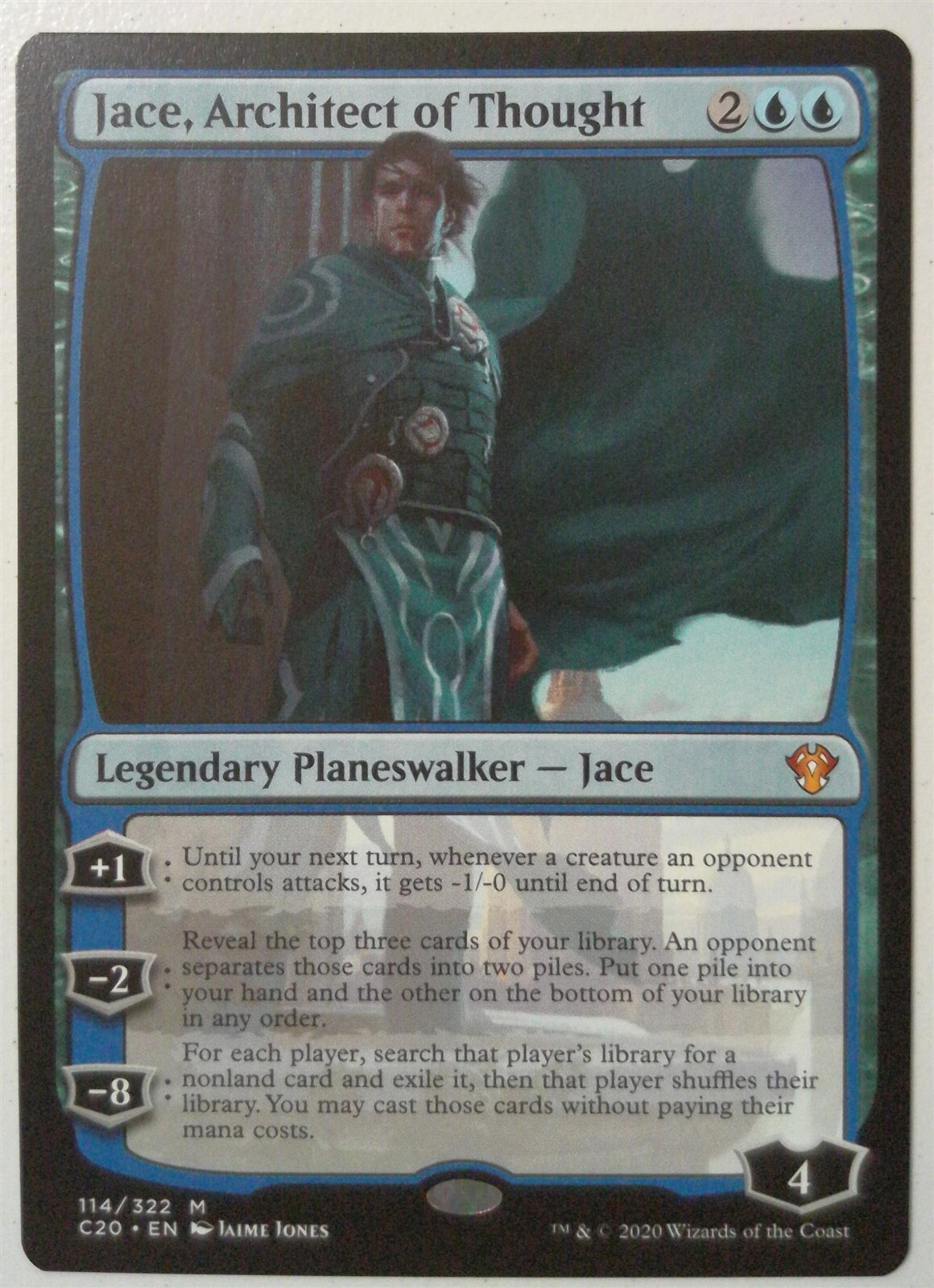 Jace, Architect of Thought *Mythic Rare* Magic MtG x1 Commander 2020 | eBay