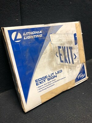 (NEW OPEN BOX) LED, Edge-lit Exit Sign EDG 1 R M6 | eBay