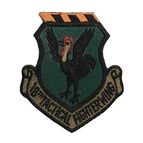 Patch USAF Air Force 18th Tactical Fighter Wing - Subdued - Vintage | eBay