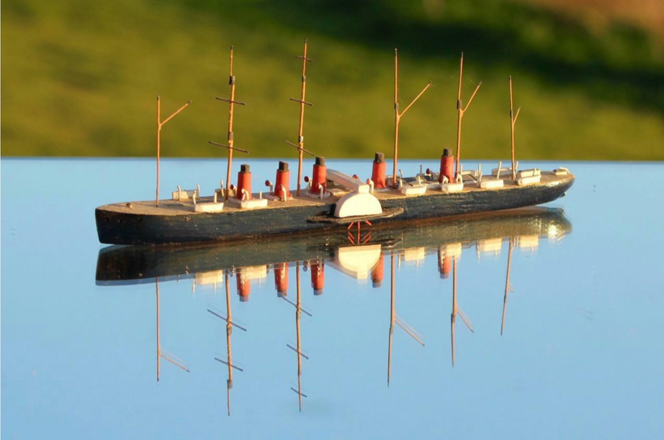SS GREAT EASTERN ORIGINAL MODEL SHIP 100' to1" BASSETT LOWKE STYLE JOHN ...