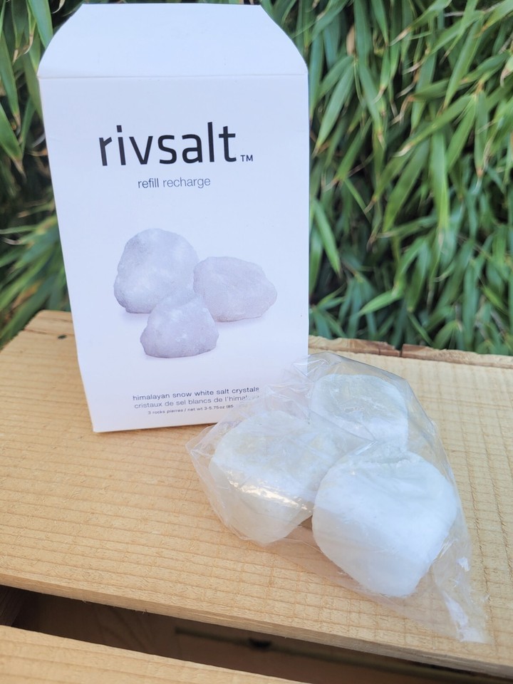 rivsalt 100% Pure Himalayan Salt - Sets of Pink, White, Gray, & Clear ...
