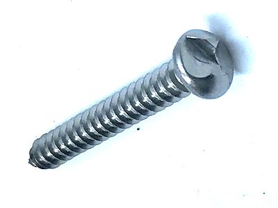 Stainless Steel Machine Screw Round Head One-Way Drive 1-1/4" X L #8-15 ...