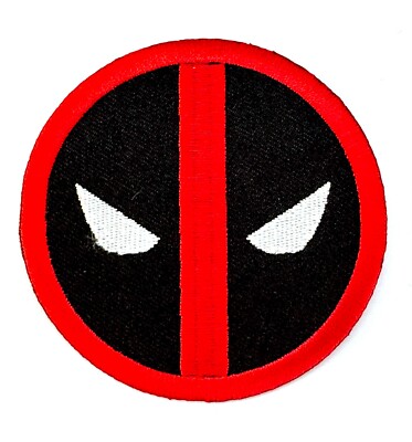 Embroidered Patch - Deadpool Symbol - Marvel - NEW - Iron-on/Sew-on | eBay