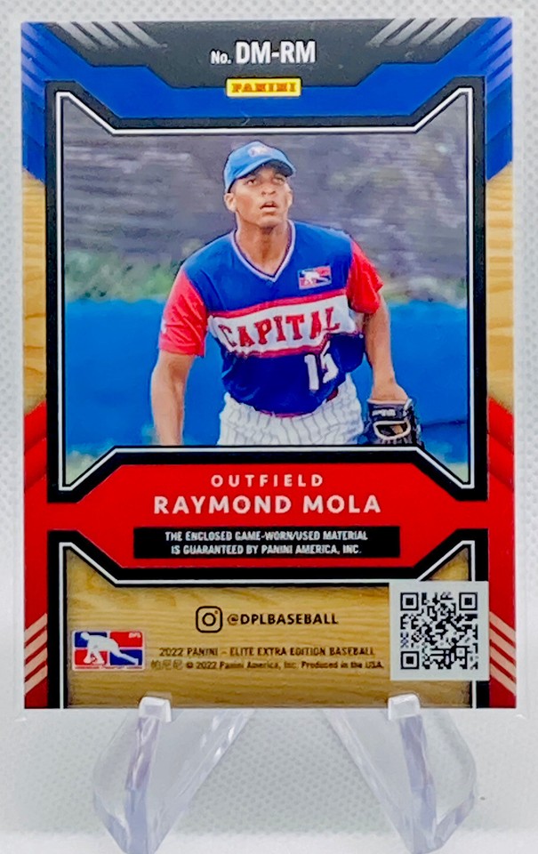 2022 Elite Extra Edition Raymond Mola DPL Materials Insert #DM-RM ...