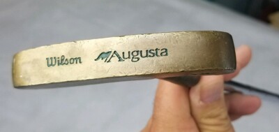 Vtg Wilson Augusta Brass Blade Putter 35" Inch Long Right Hand or Left ...